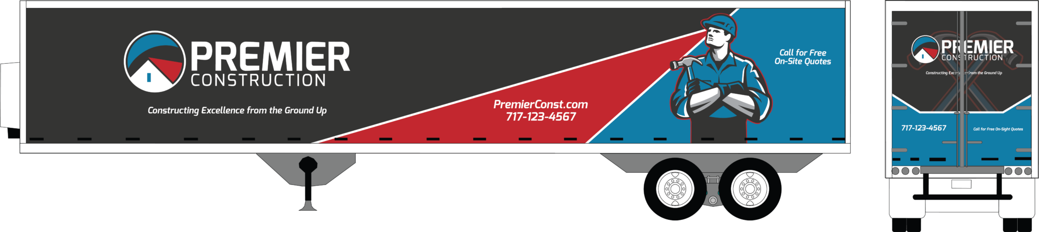 Commercial Tractor Trailer Wraps | Fleet Graphics | Cassel